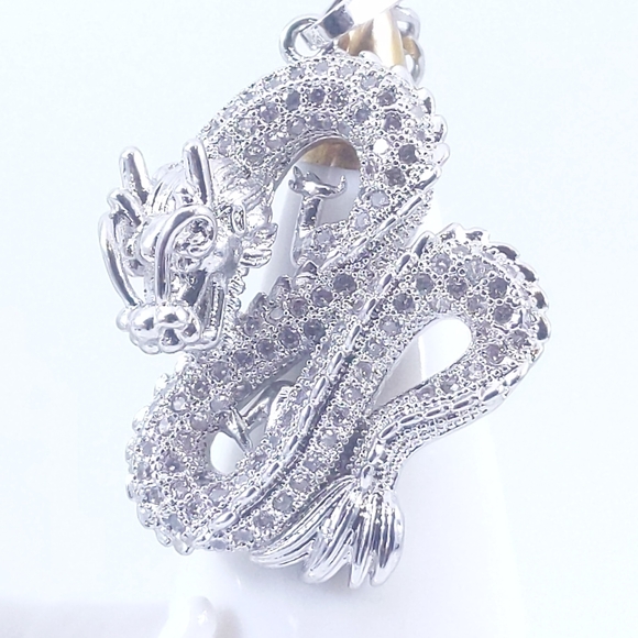 Accessories | 925 Silver Plated Chinese Dragon Pendant | Poshmark